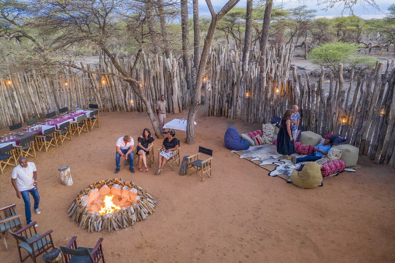 Bush Dining under the stars at Onguma